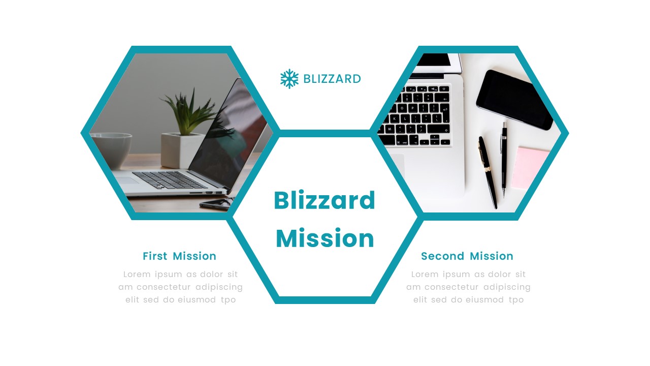 Blizzard - Company Profile Powerpoint Template, Presentation Templates