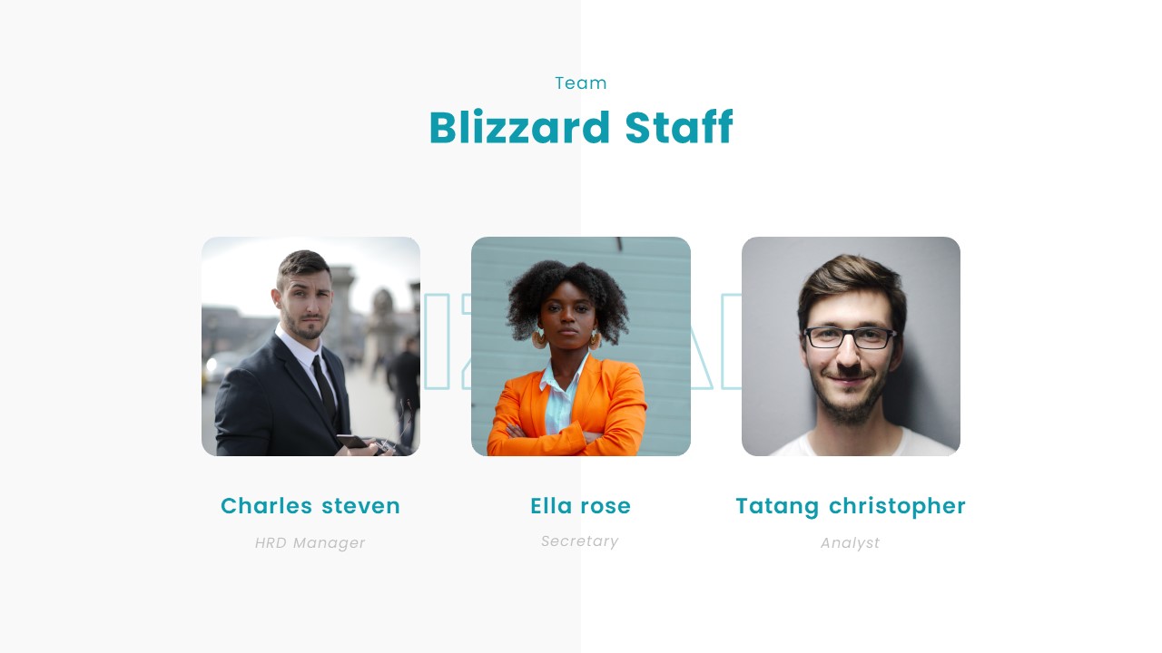 Blizzard - Company Profile Powerpoint Template, Presentation Templates