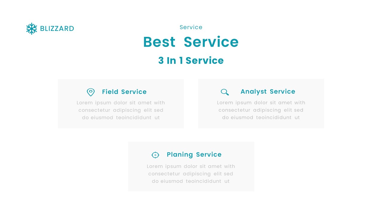 Blizzard - Company Profile Powerpoint Template, Presentation Templates