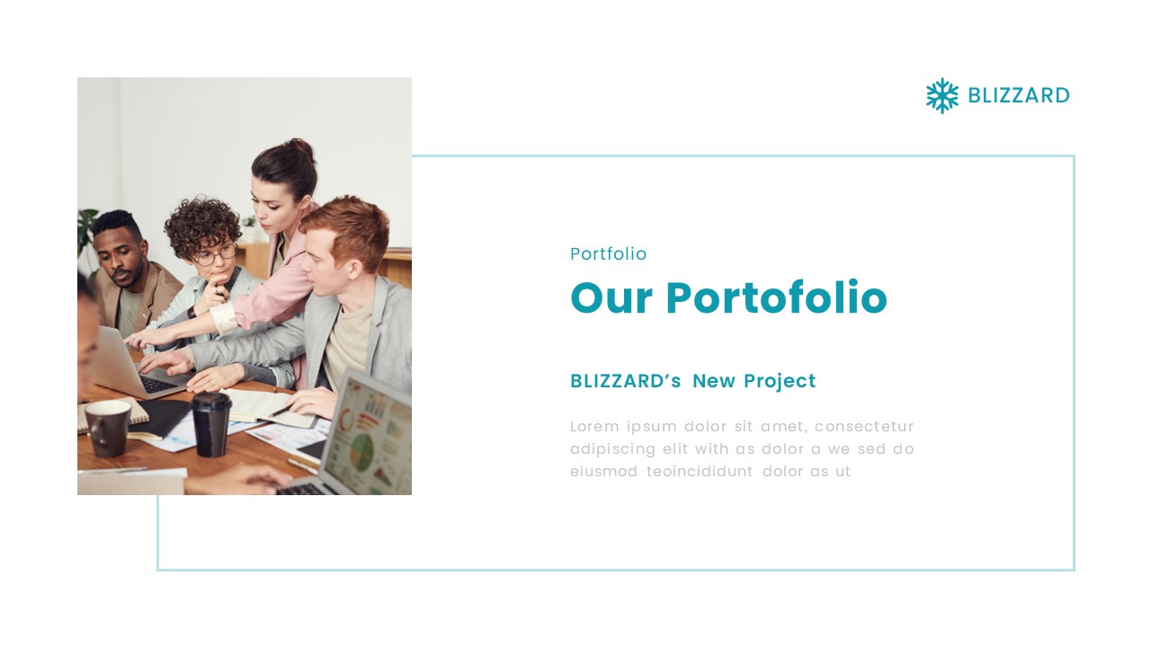 Blizzard - Company Profile Powerpoint Template, Presentation Templates