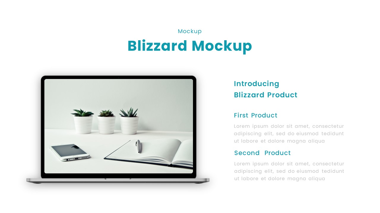 Blizzard - Company Profile Powerpoint Template, Presentation Templates