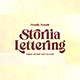 Storia Lettering, Fonts | GraphicRiver