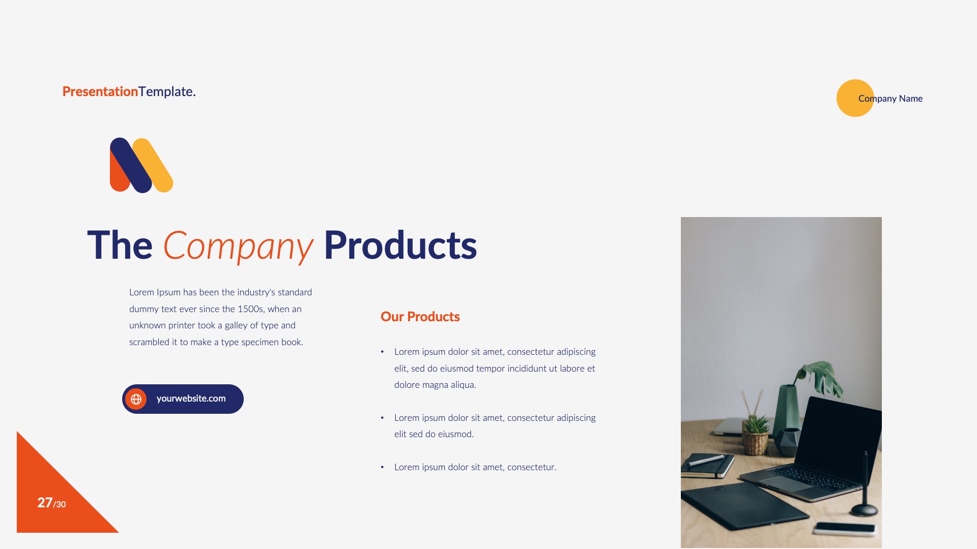 Company Profile Google Slides Template, Presentation Templates ...