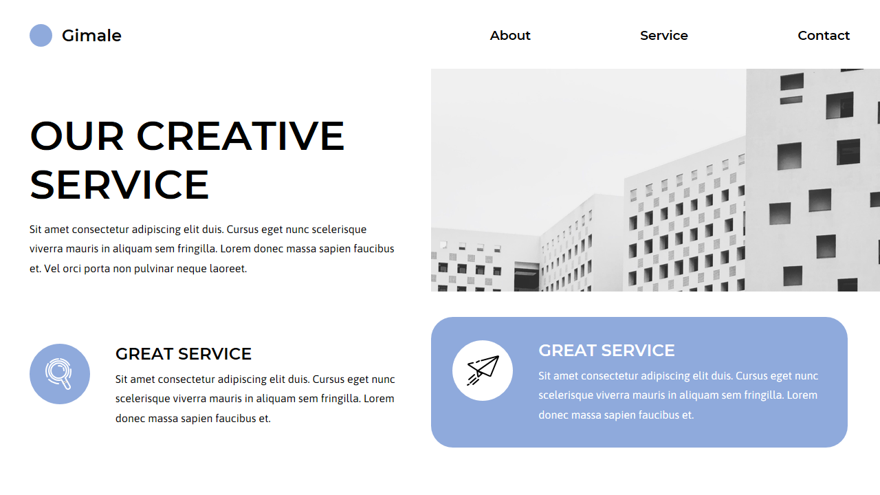 Gimale - Creative Business Presentation Template, Presentation Templates