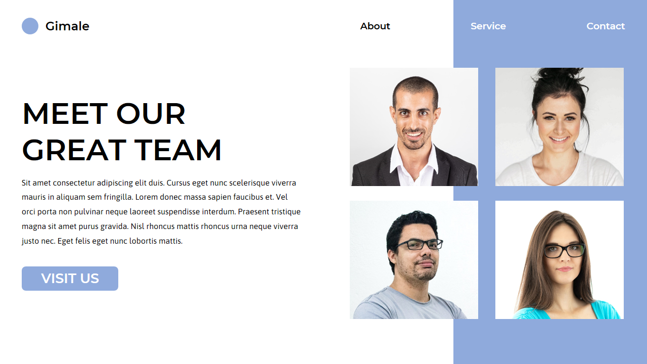 Gimale - Creative Business Presentation Template, Presentation Templates