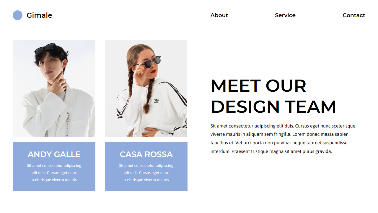 Gimale - Creative Business Presentation Template, Presentation Templates