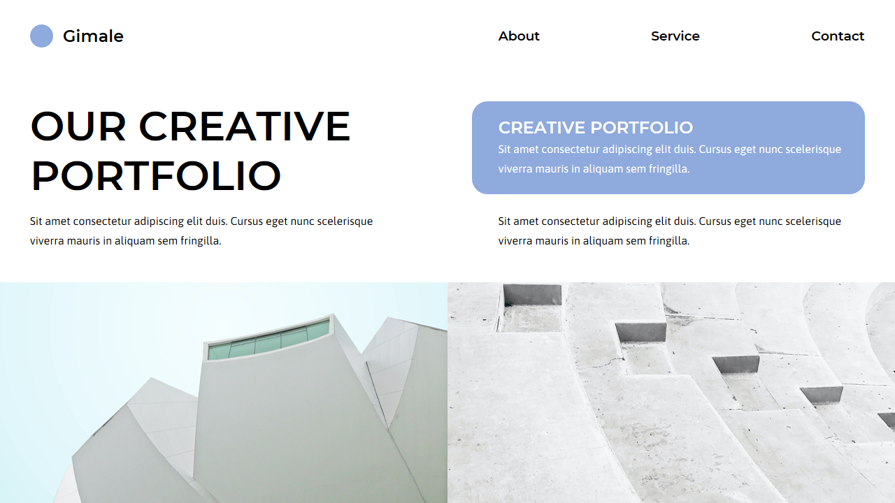 Gimale - Creative Business Presentation Template, Presentation Templates