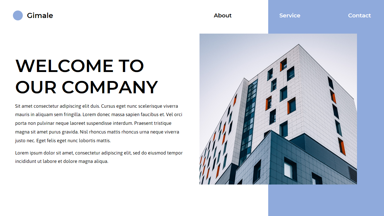 Gimale - Creative Business Presentation Template, Presentation Templates