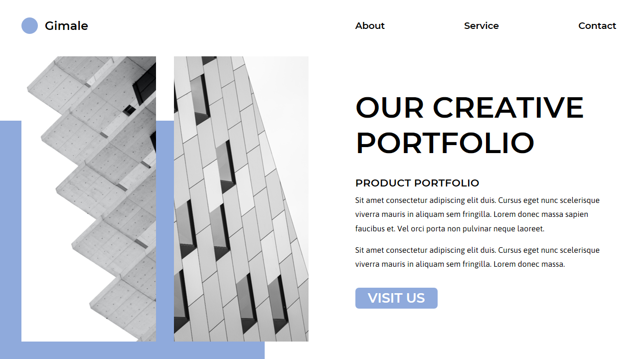 Gimale - Creative Business Presentation Template, Presentation Templates