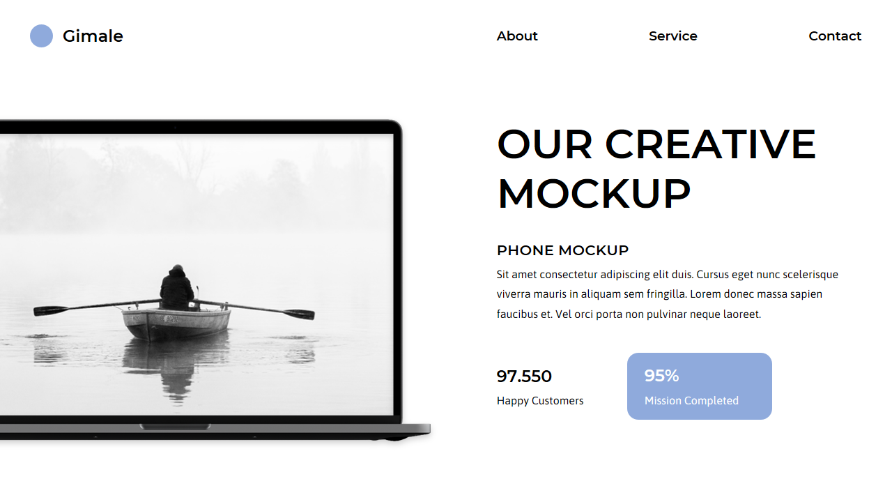 Gimale - Creative Business Presentation Template, Presentation Templates