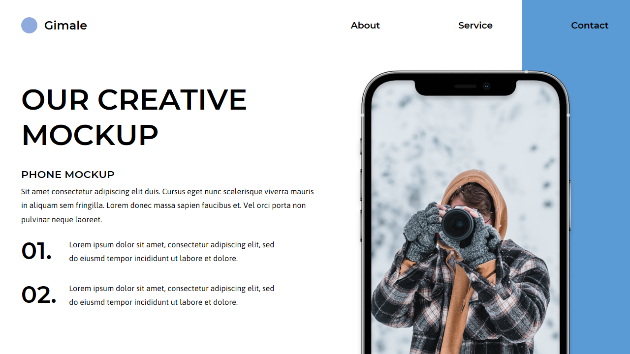 Gimale - Creative Business Presentation Template, Presentation Templates