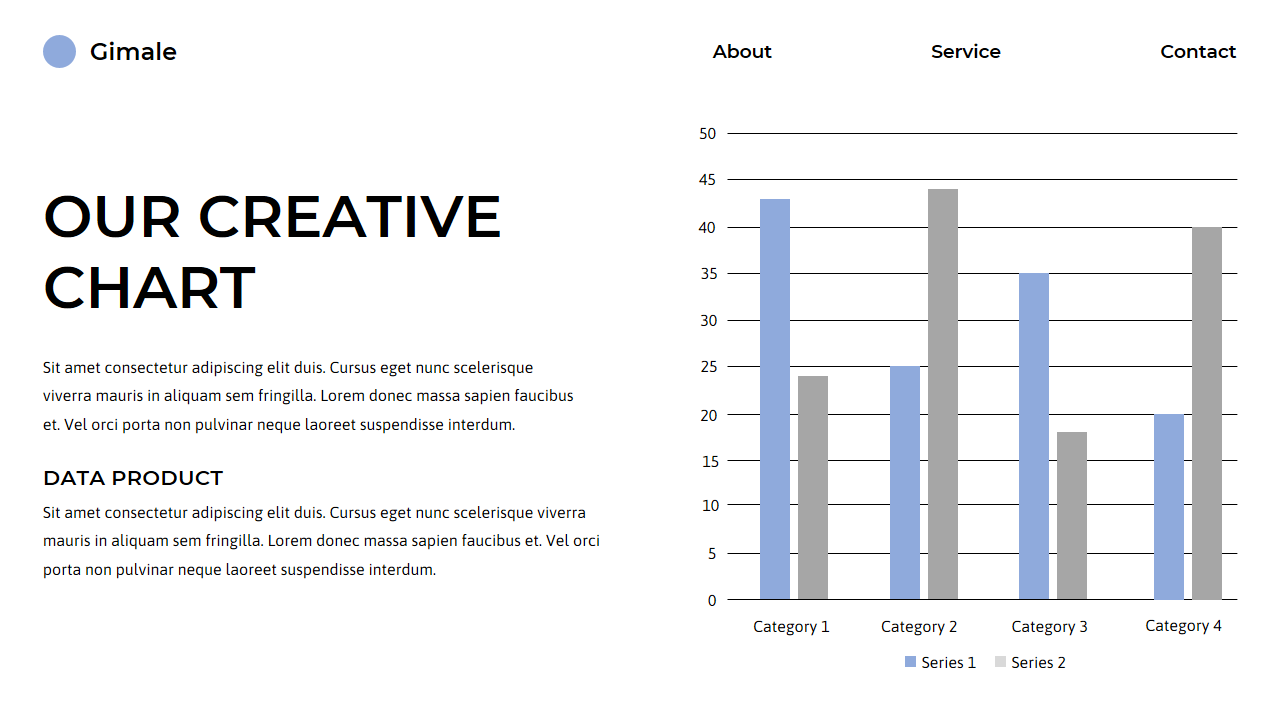 Gimale - Creative Business Presentation Template, Presentation Templates