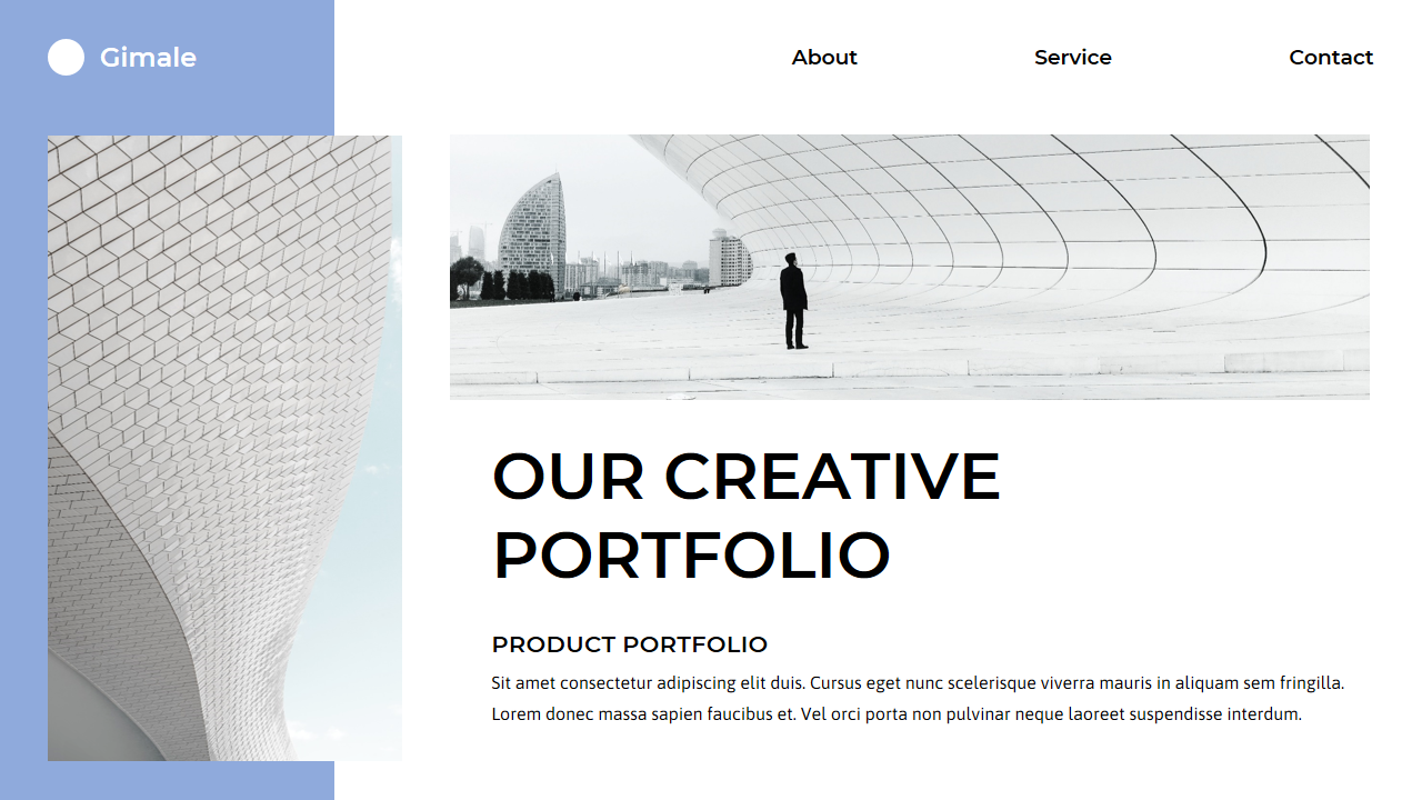 Gimale - Creative Business Presentation Template, Presentation Templates