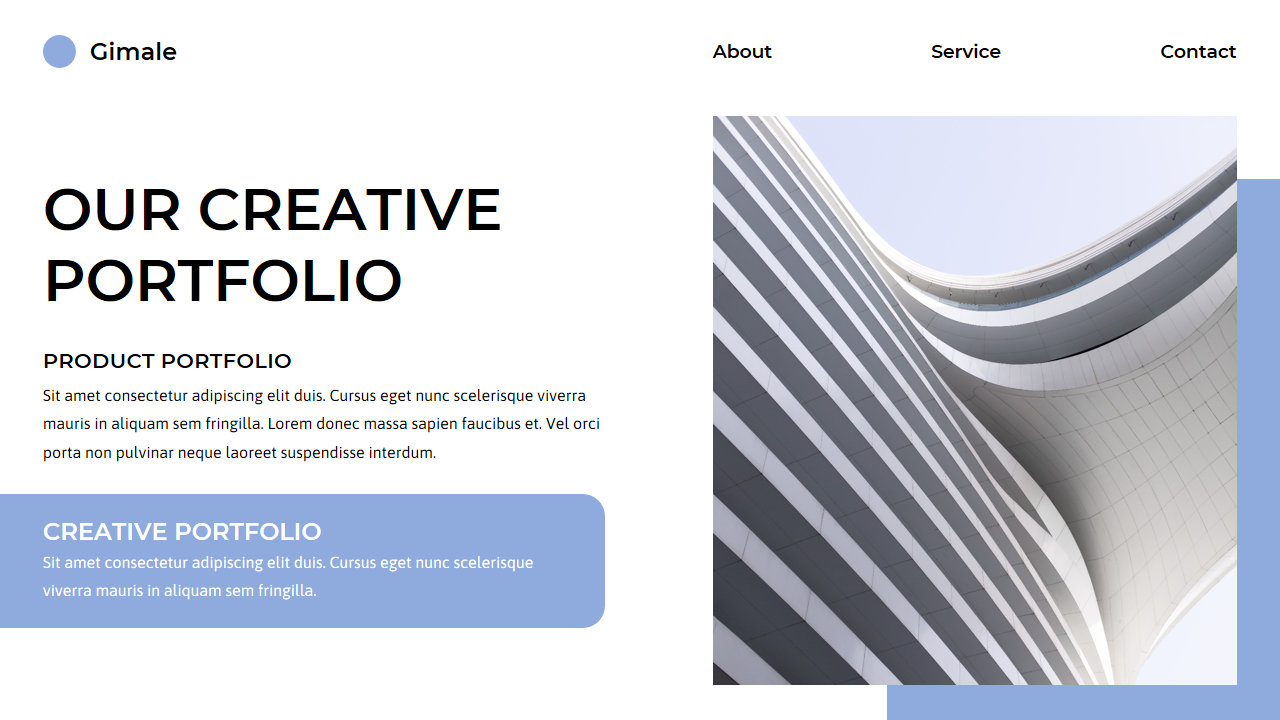 Gimale - Creative Business Presentation Template, Presentation Templates