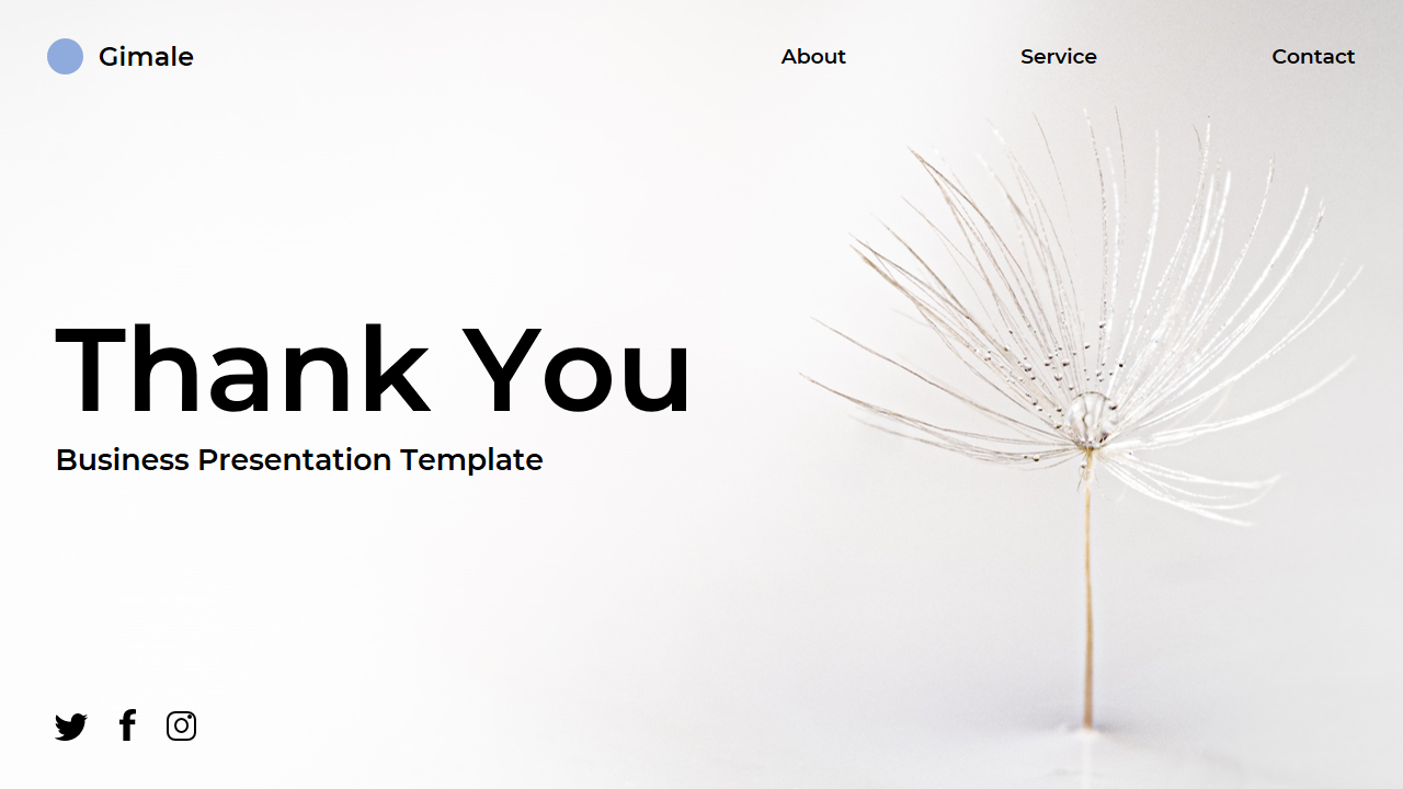 Gimale - Creative Business Presentation Template, Presentation Templates