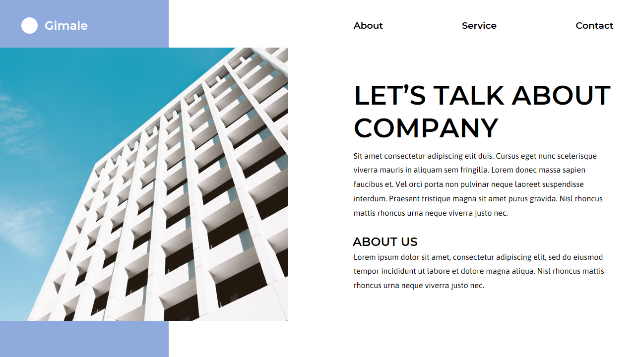 Gimale - Creative Business Presentation Template, Presentation Templates