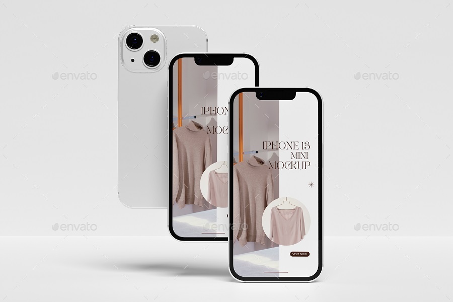 Phone 13 Mini Mockup, Graphics | GraphicRiver