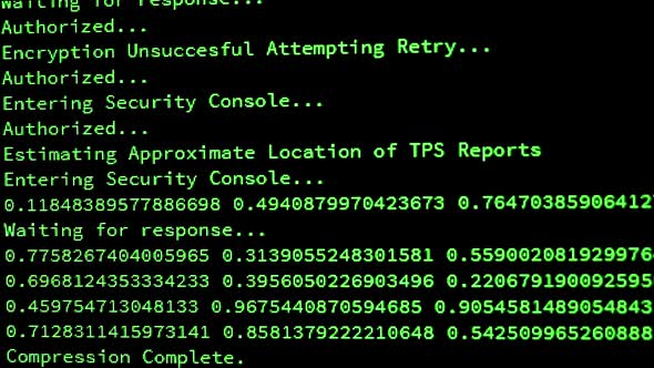 Computer Codes Running 1387, Stock Footage | VideoHive