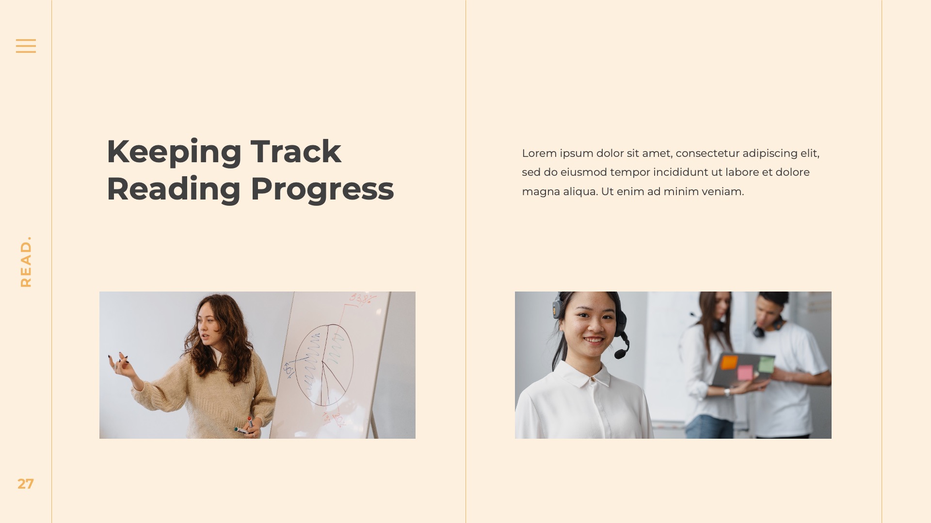 Read - Digital Book Library Application PowerPoint, Presentation Templates