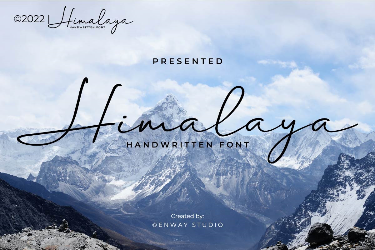 Himalaya, Fonts | GraphicRiver