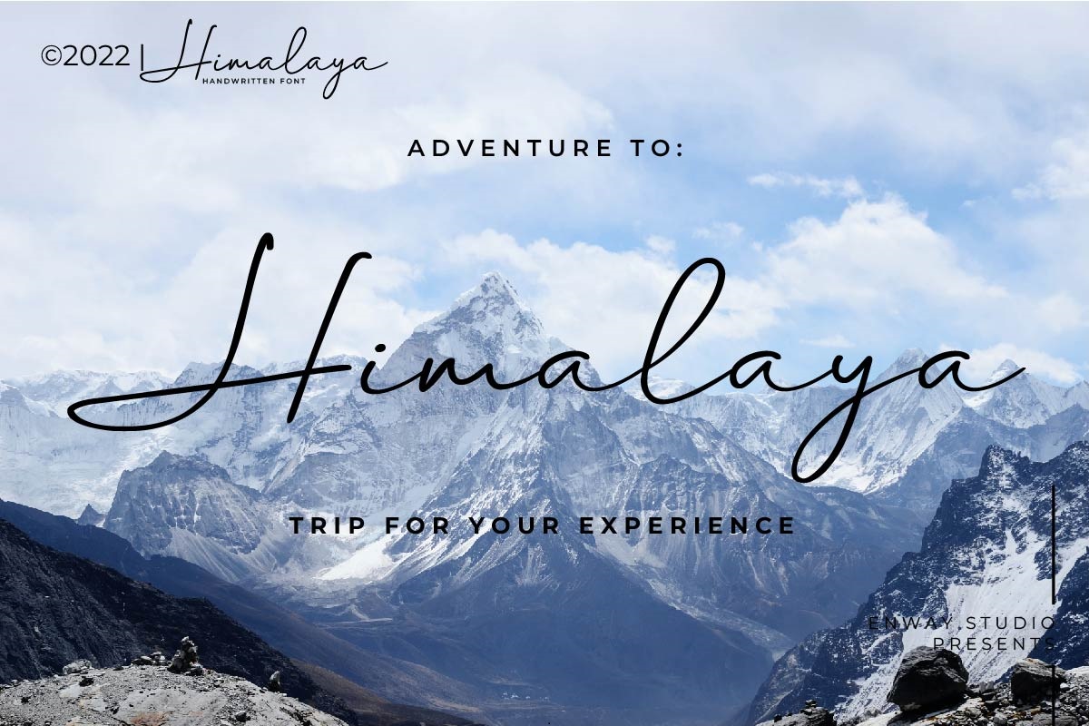 Himalaya, Fonts | GraphicRiver
