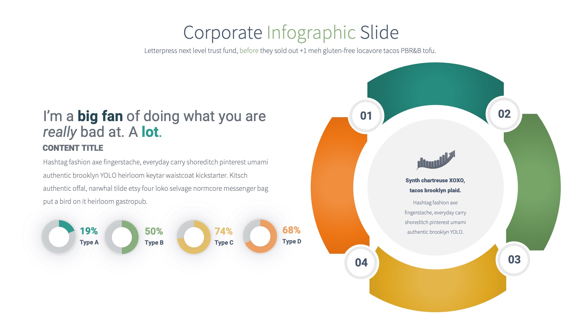 Corporate - PowerPoint Infographics Slides, Presentation Templates