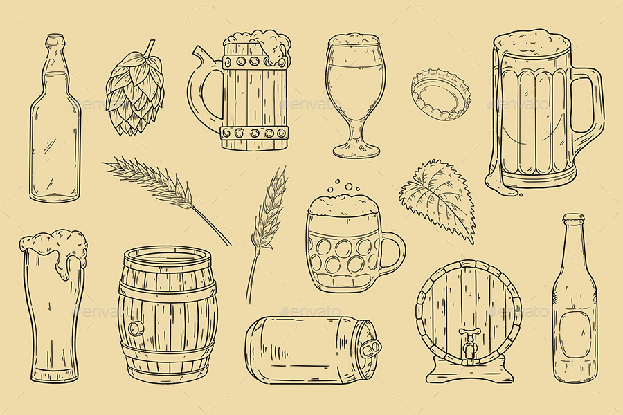 Beer Clipart Illustrations, Graphics | GraphicRiver
