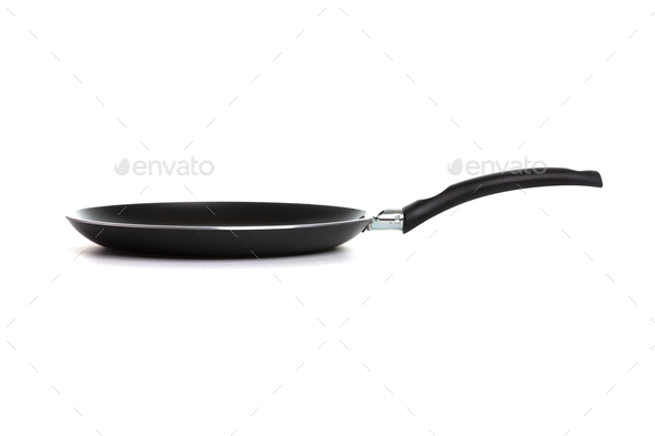 modern thin pan for pancakes and pancakes with non-stick coating and ...