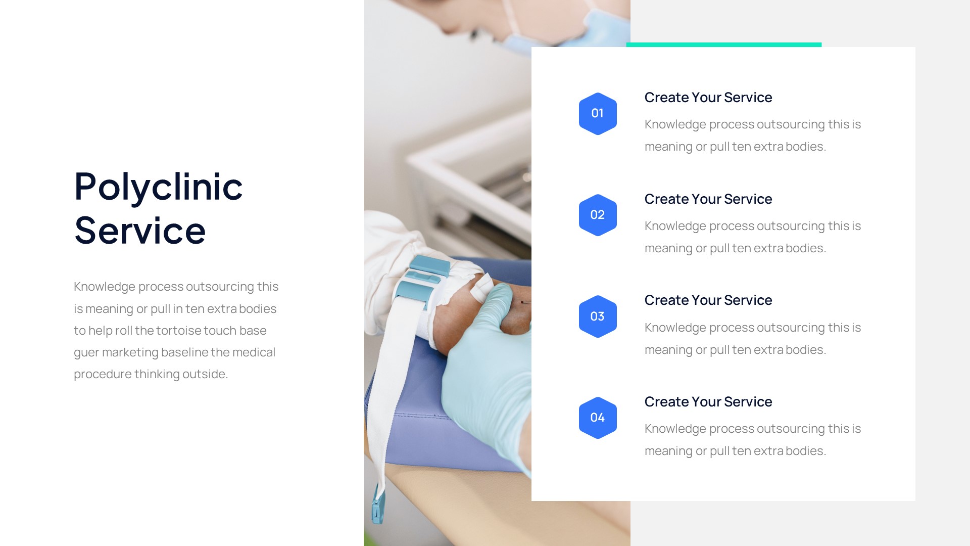 Polyclinic - Medical Clinic PowerPoint Template, Presentation Templates