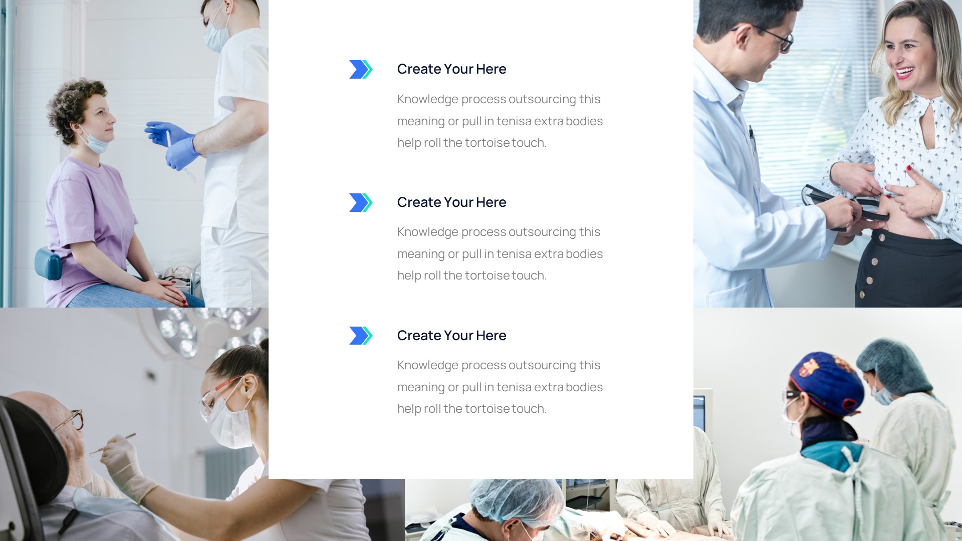 Polyclinic - Medical Clinic Google Slides Template, Presentation Templates