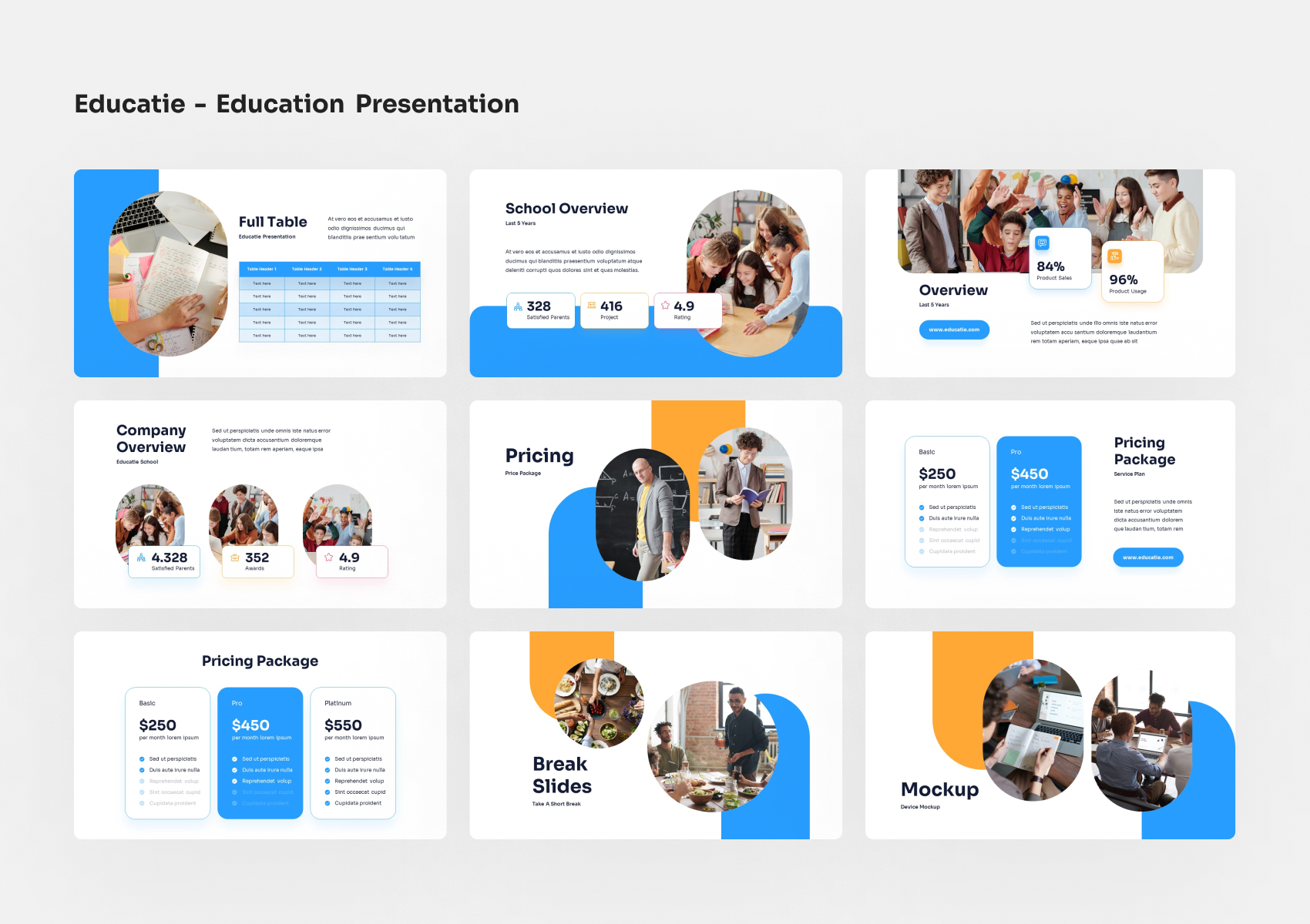 Education PowerPoint Bundle Vol. 1, Presentation Templates | GraphicRiver