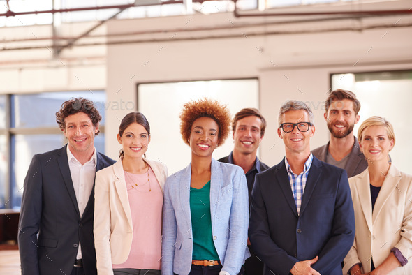 The number one team in the business. Cropped portrait of businesspeople ...