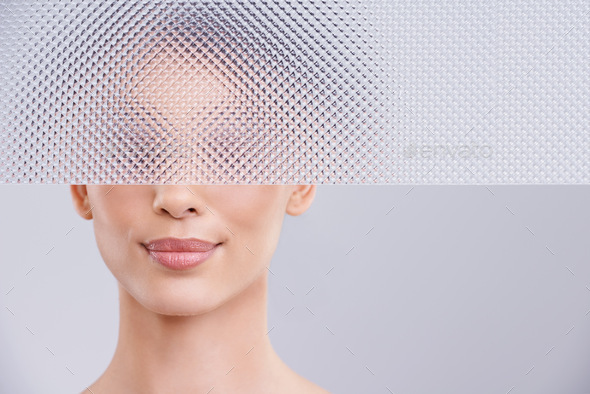 Revealing a beautiful smile. Shot of a beautiful young woman posing ...