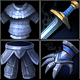 RPG Weapon and Armor 07, Game Assets | GraphicRiver