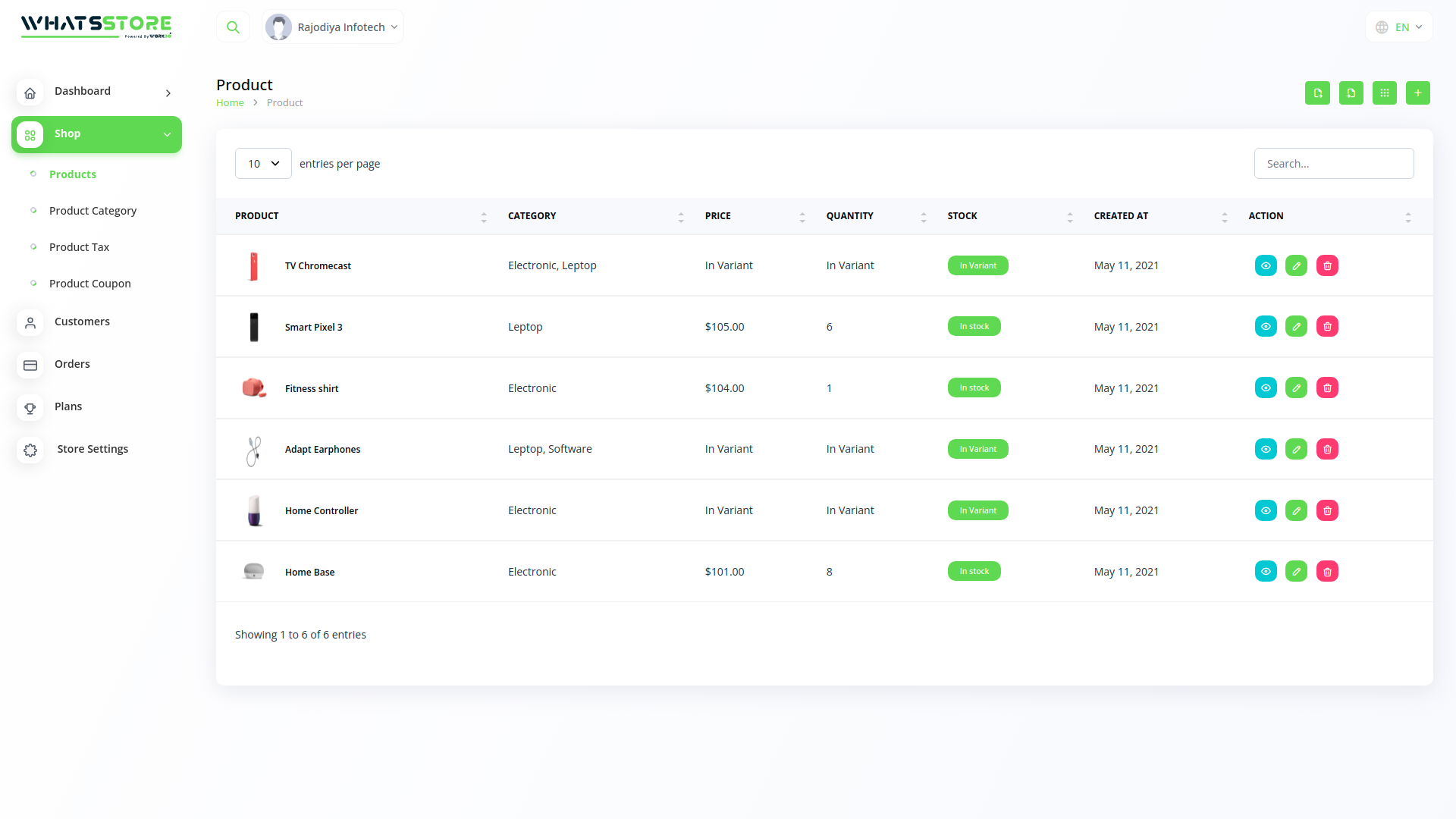 WhatsStore SaaS - Online WhatsApp Store Builder by RajodiyaInfotech