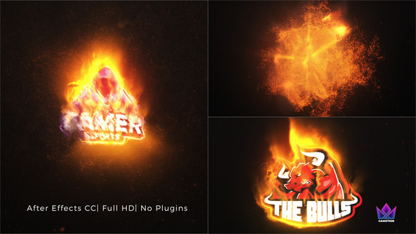 Particles Fire Logo Reveal, After Effects Project Files | VideoHive