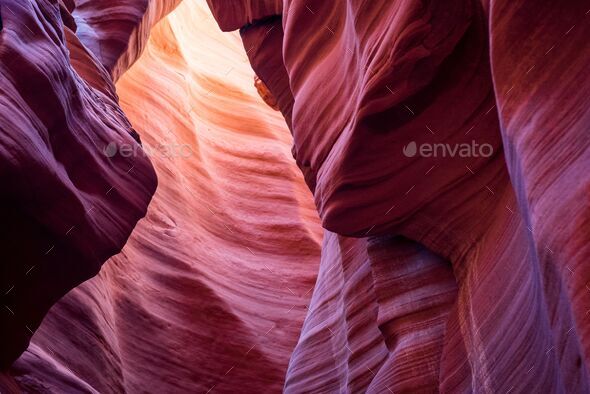 Red sandstone texture of the Lower Antelope canyon - great for a ...