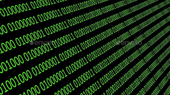 Closeup view of green binary numbers Stock Photo by wirestock | PhotoDune