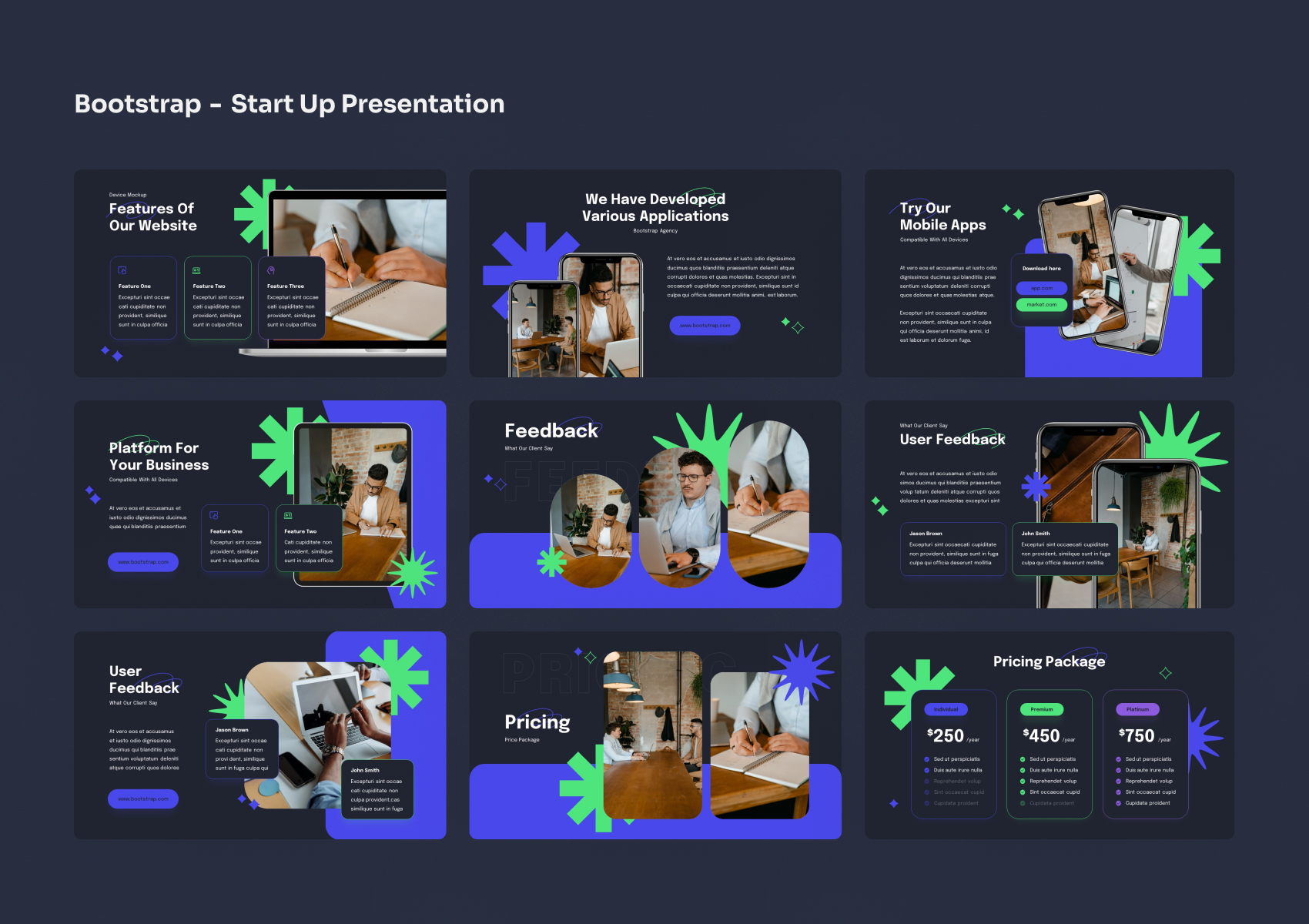 Tech & Startup PowerPoint Bundle, Presentation Templates | GraphicRiver