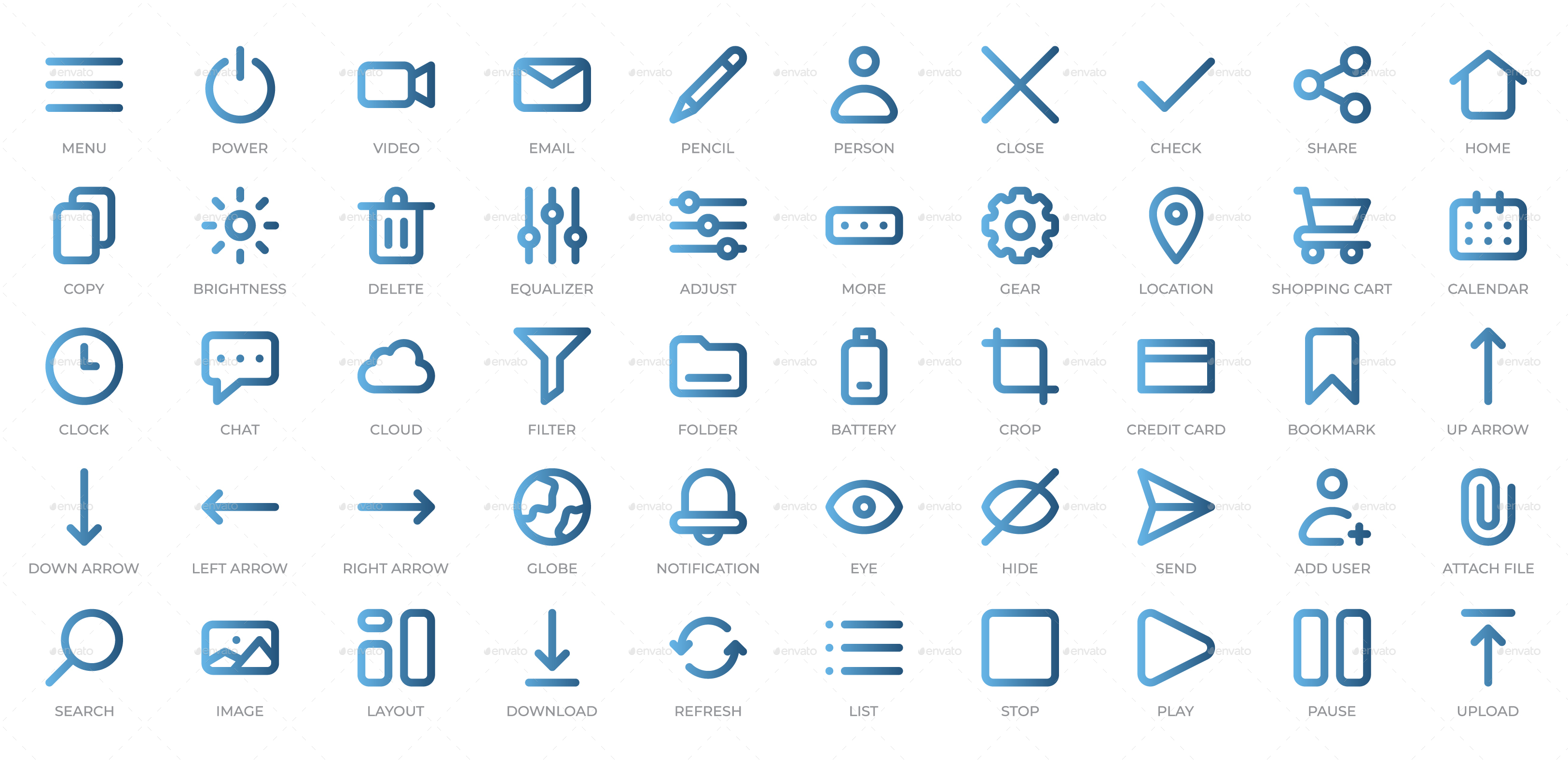 User Interface Icons Pack, Icons | GraphicRiver