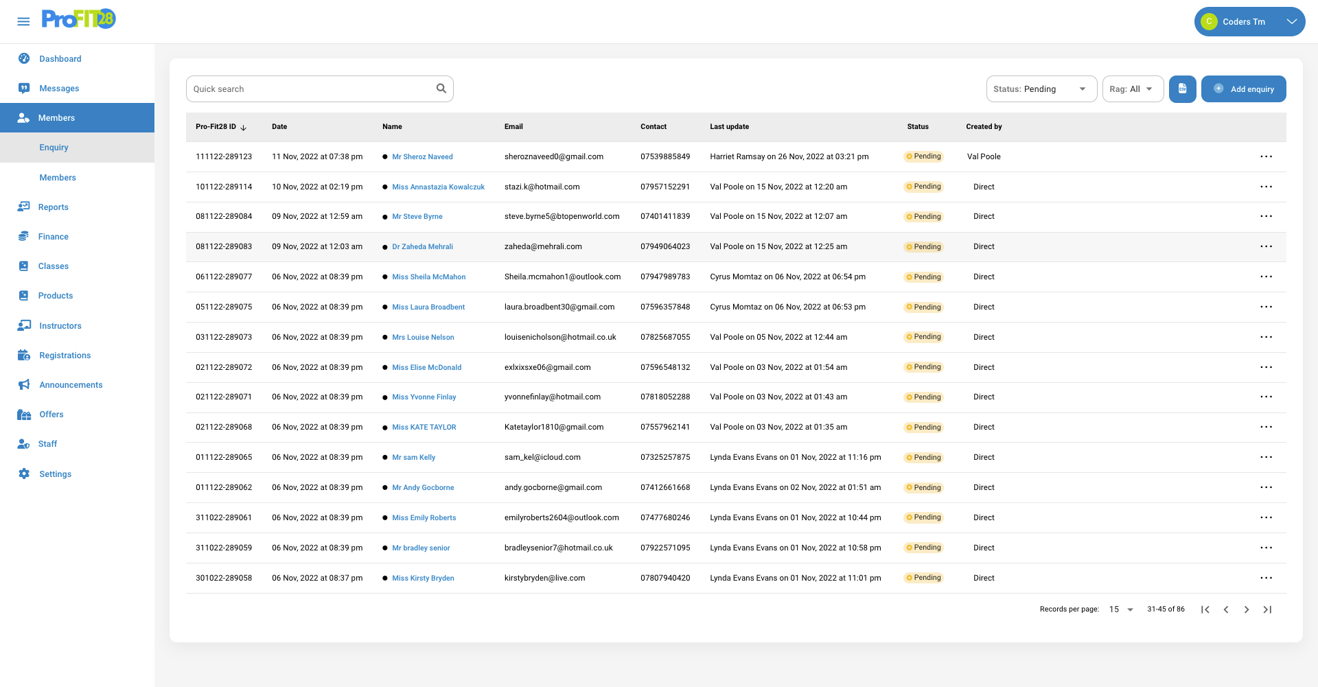 NitroFIT28 | Gym & Fitness Management System by coderstm | CodeCanyon