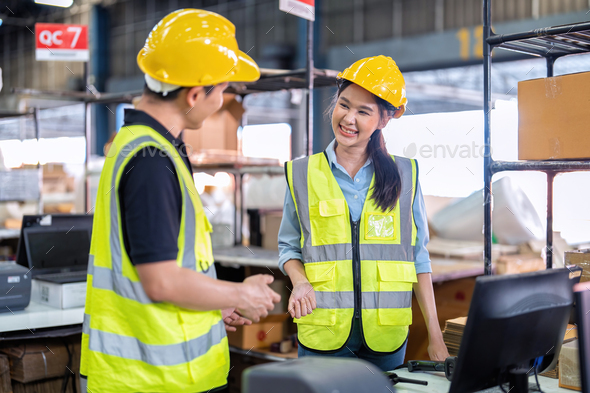 Trainee worker in large depot storage warehouse appreciated thank you ...