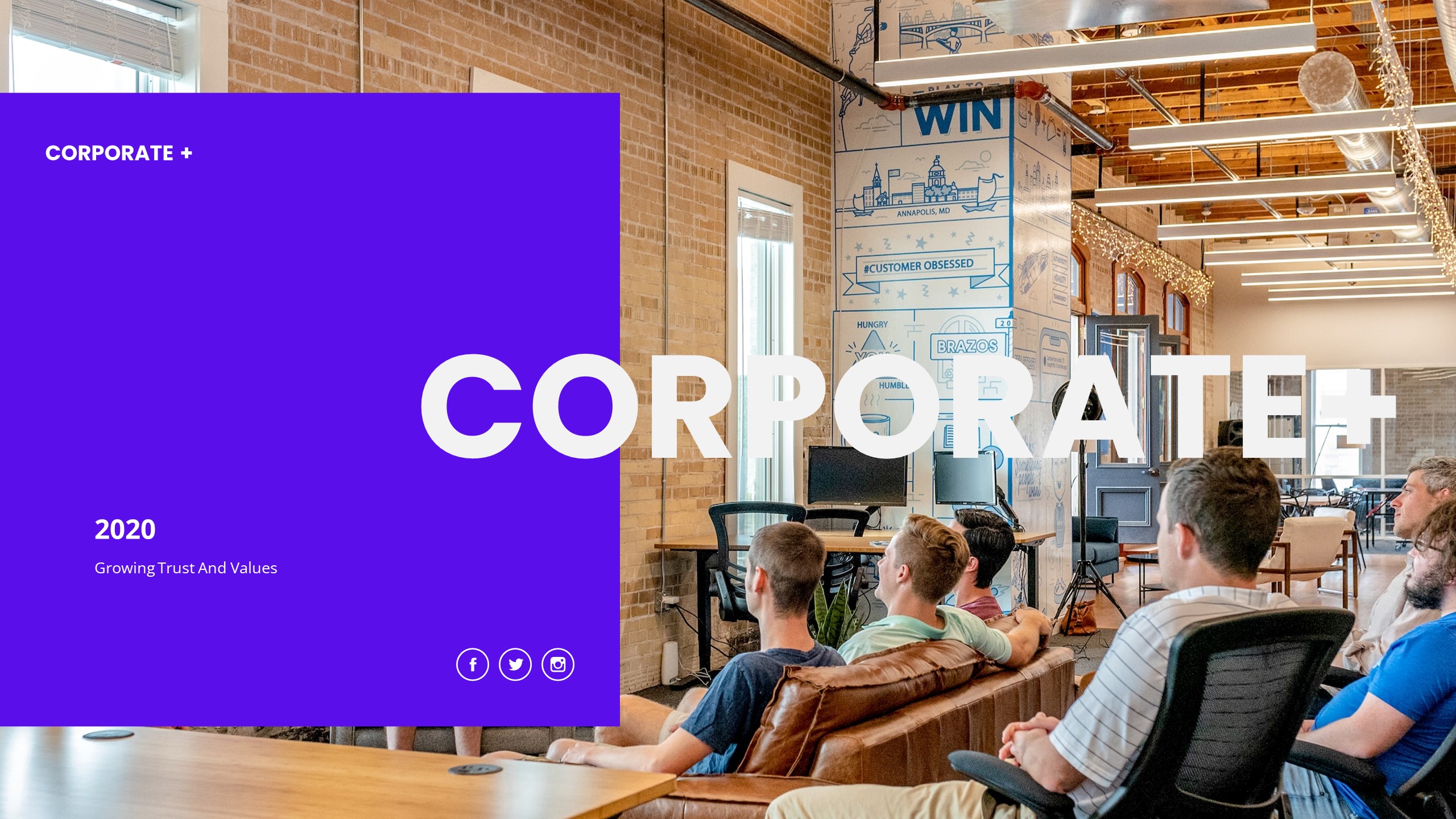 Corporate Plus - Google Slides Presentation Template, Presentation ...