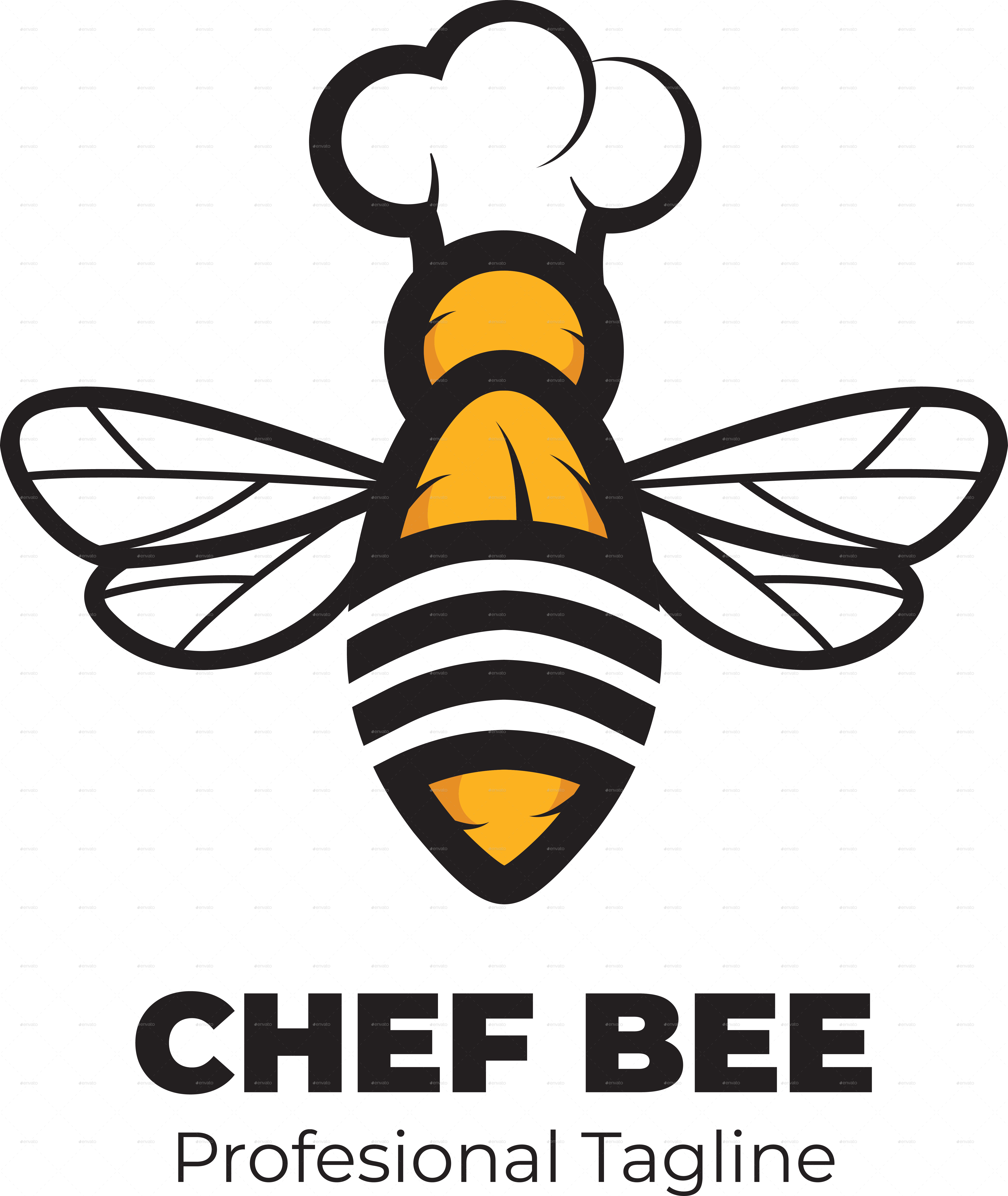 chef bee, Logo Templates | GraphicRiver