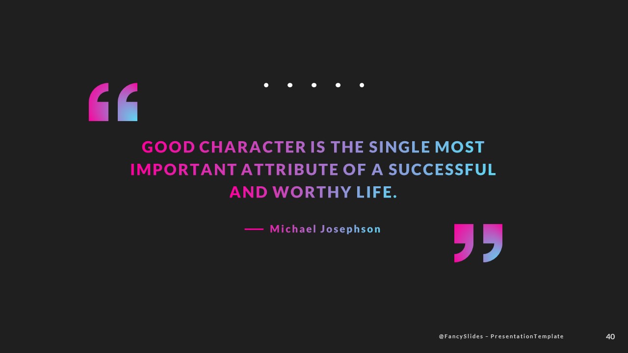 Fancy - Google Slides Presentation Template, Presentation Templates