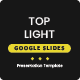 Top Light - Google Slides Presentation Template, Presentation Templates
