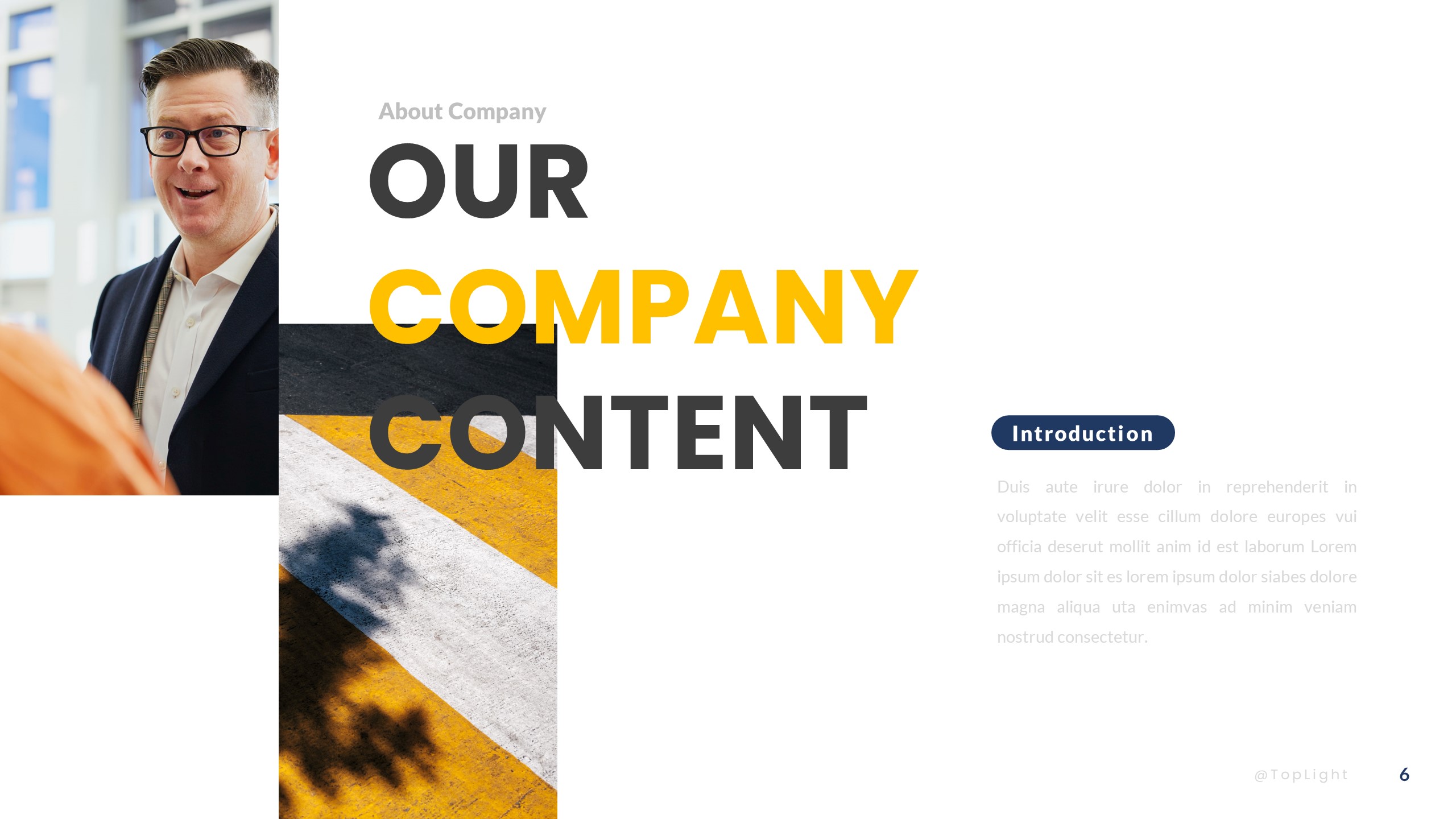 Top Light - Google Slides Presentation Template, Presentation Templates