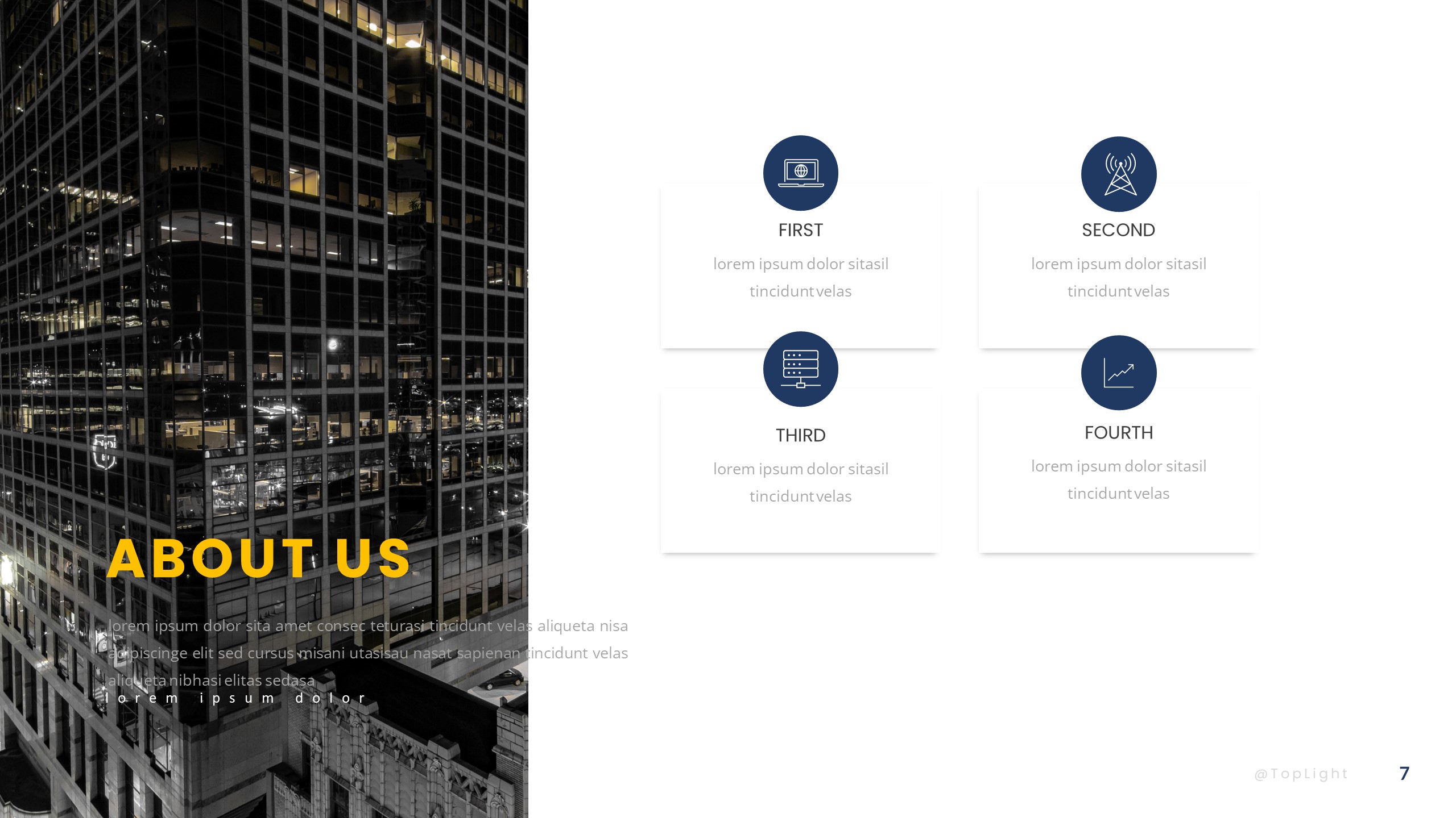 Top Light - Google Slides Presentation Template, Presentation Templates