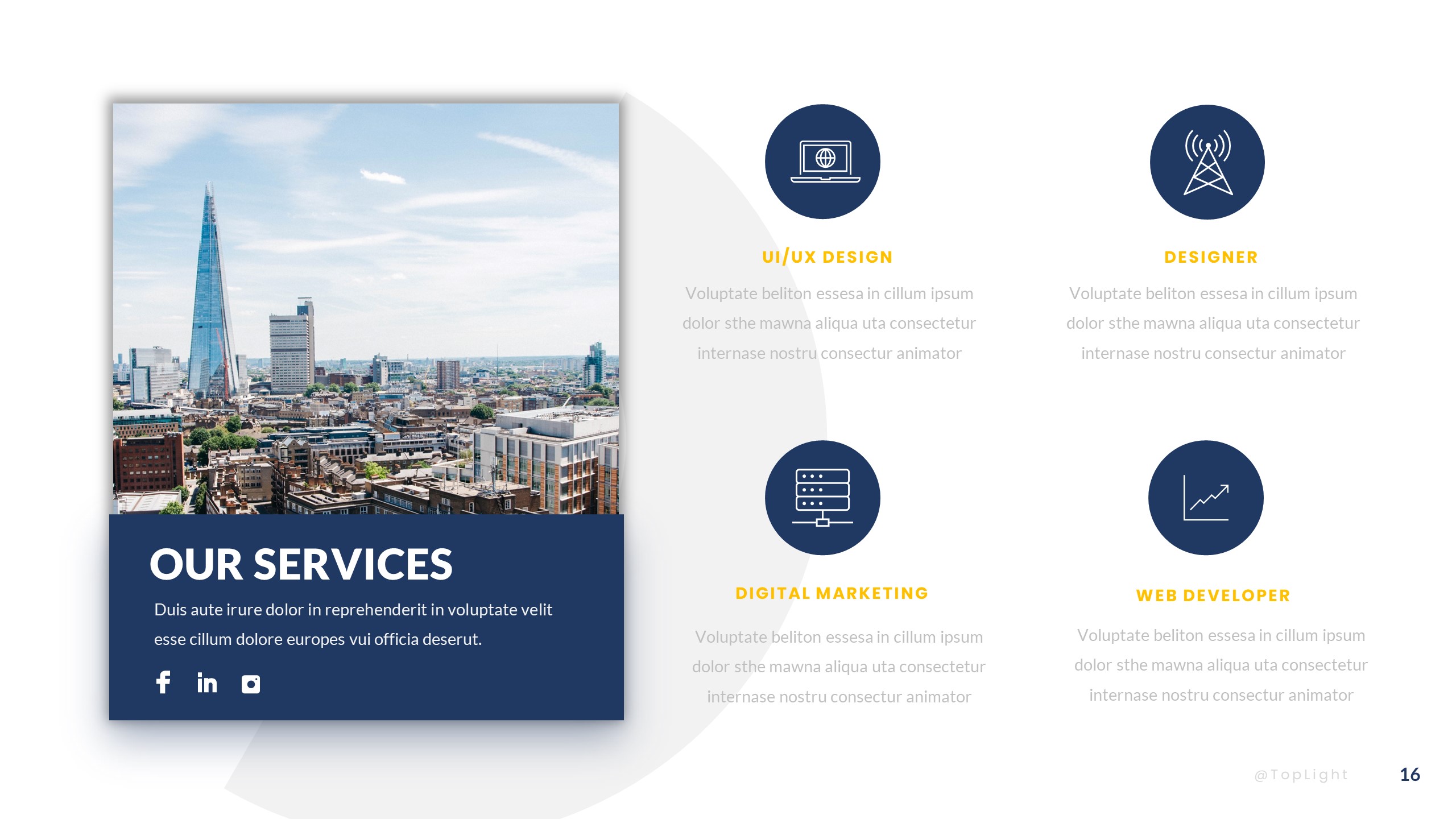 Top Light - Google Slides Presentation Template, Presentation Templates