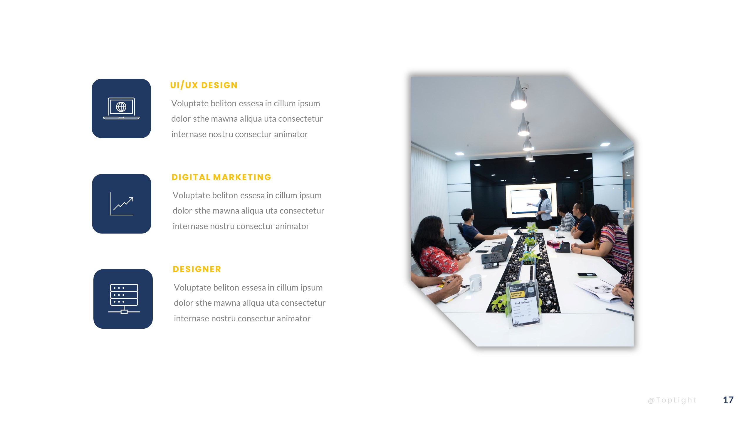 Top Light - Google Slides Presentation Template, Presentation Templates